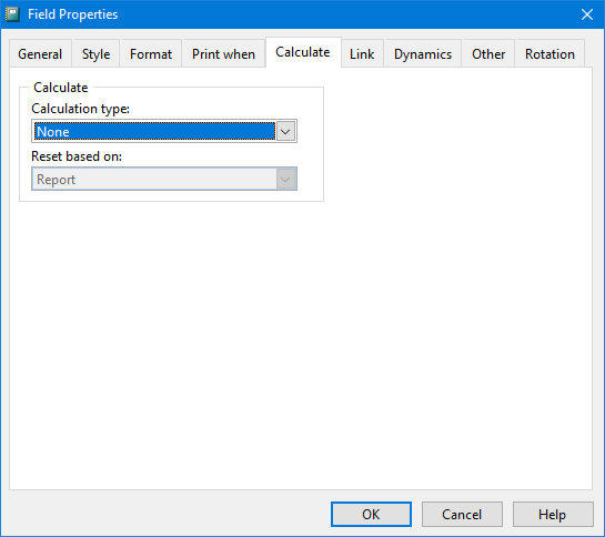 Field Object Properties - Stonefield Query