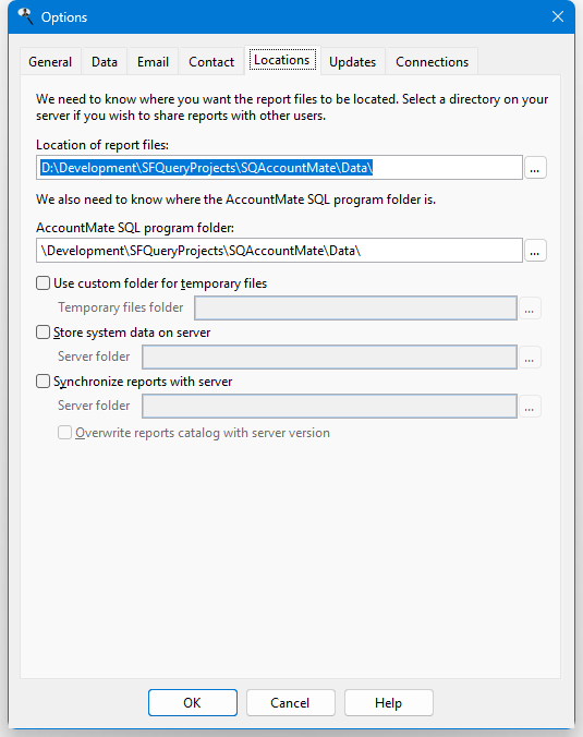 Configuring Stonefield Query - Stonefield Query