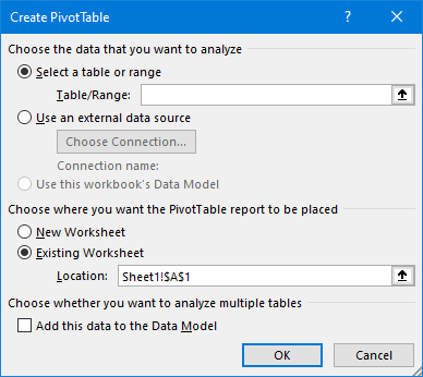 Creating a PivotTable Report Using Microsoft Excel - Stonefield Query