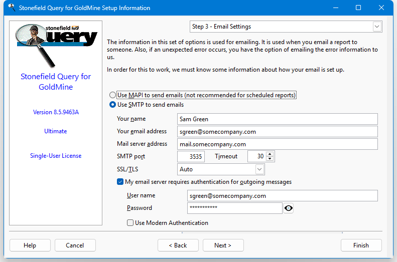 Setting up Stonefield Query - Stonefield Query