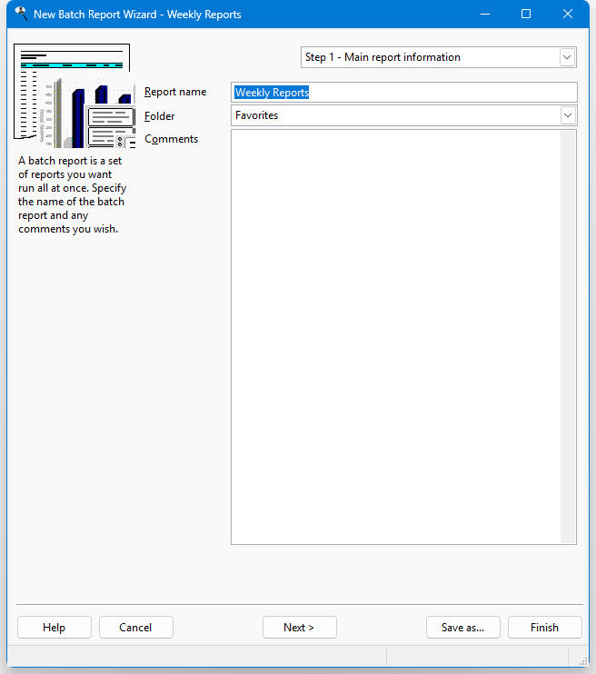 Creating a Batch Report - Stonefield Query