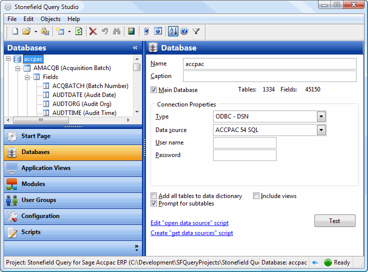 Customizing the Stonefield Query Data Dictionary - Stonefield Query