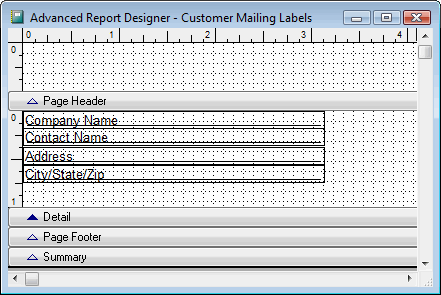 Step 5: Formatting Options (Label Report) - Stonefield Query