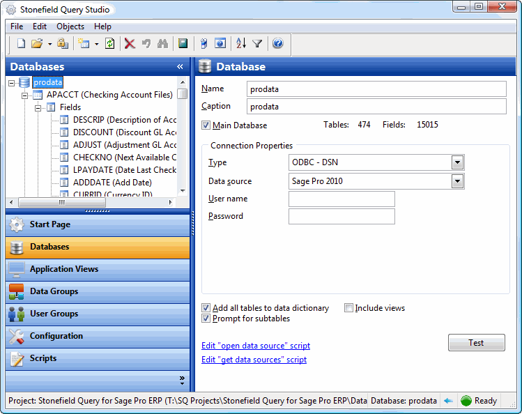 Customizing the Stonefield Query Data Dictionary - Stonefield Query