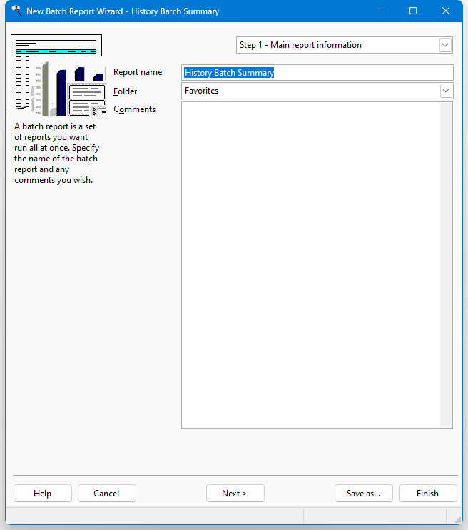 Creating a Batch Report - Reporting4Act!